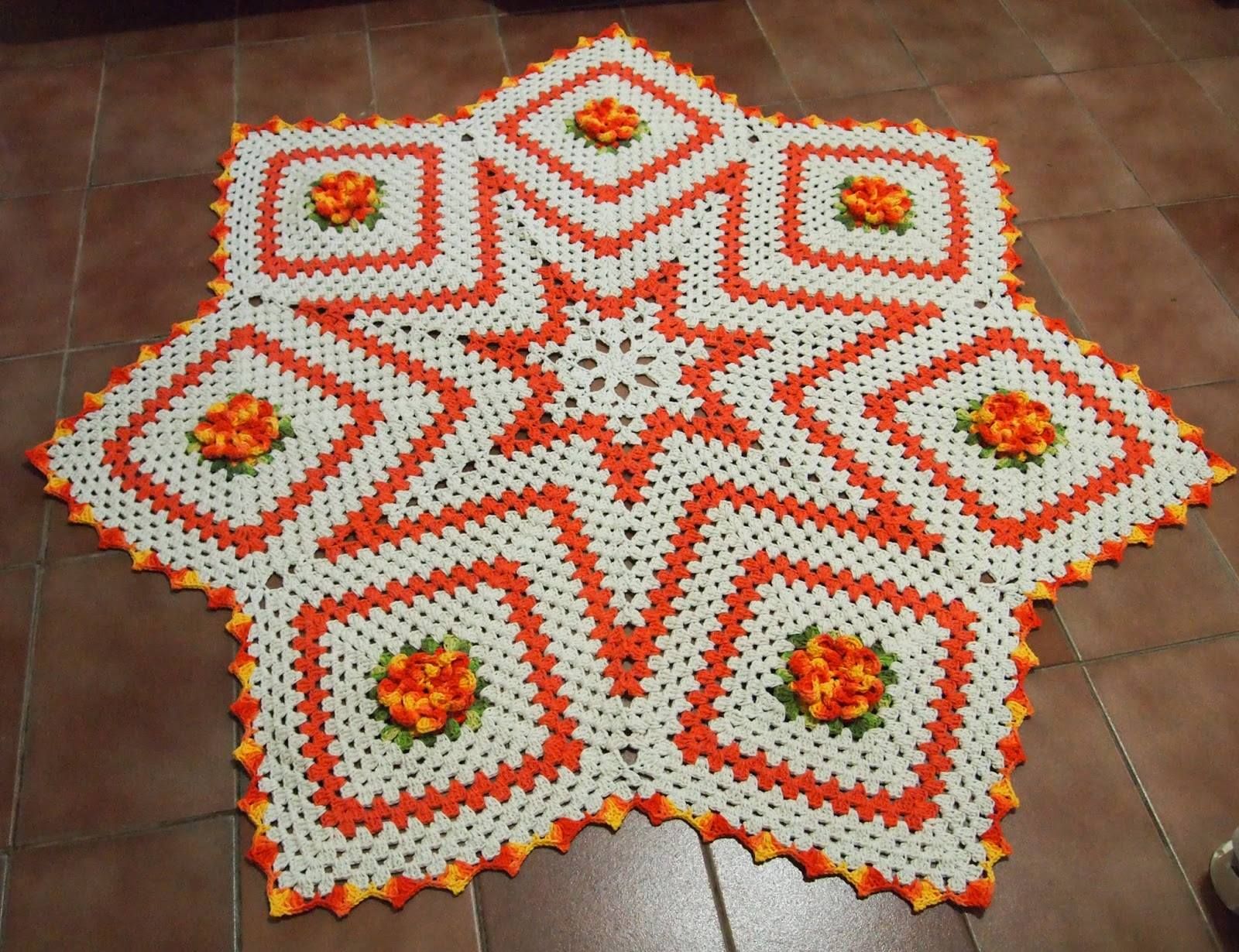 Skab et unikt tæppe med hæklede firkanter - SE Mattor